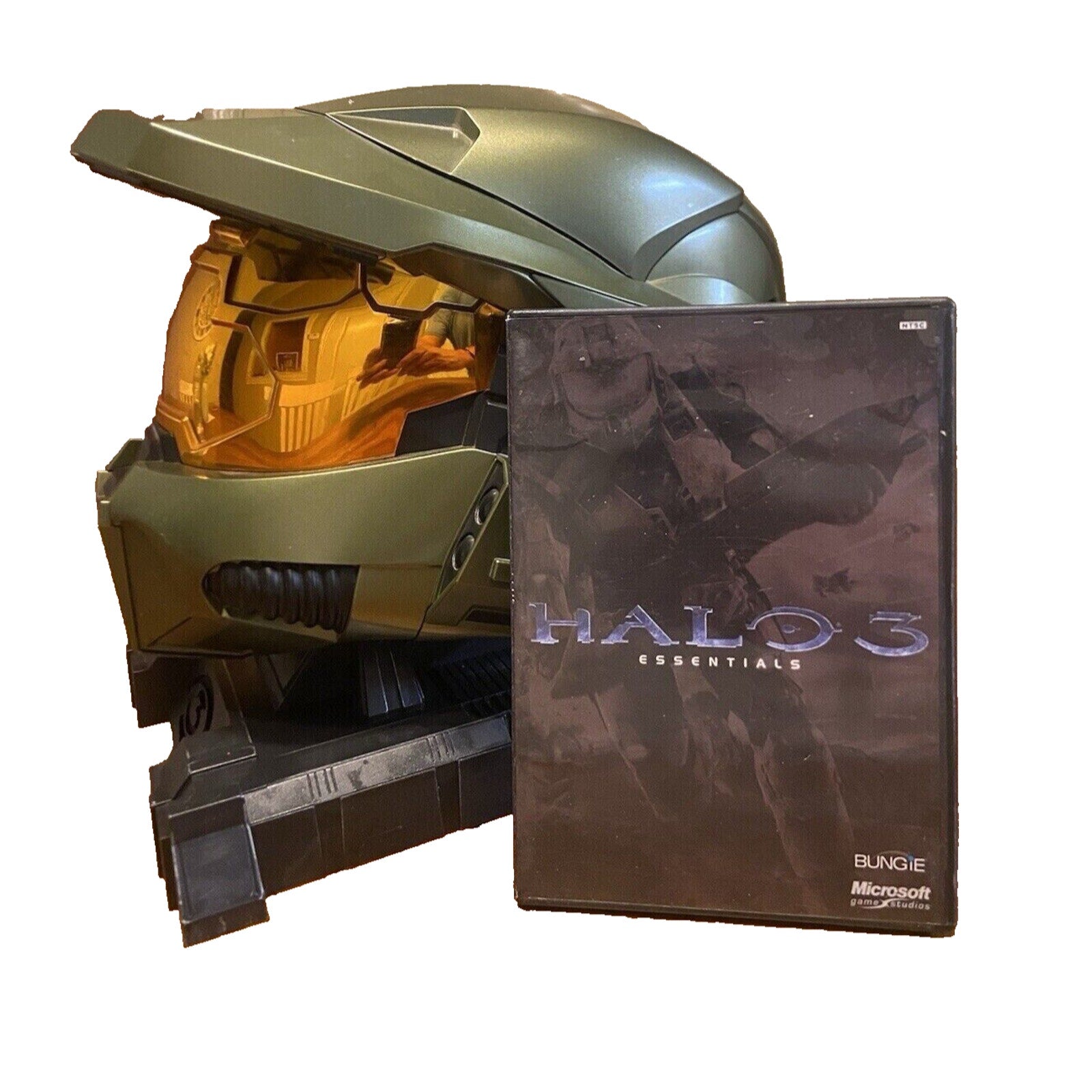 Microsoft Halo 3 Legendary Edition Master Chief Helmet and Base & Game ...